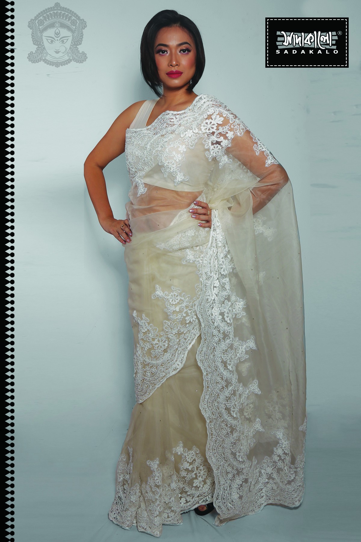 Latest Traditional Design Collection Half Silk Sharee – Sadakalo